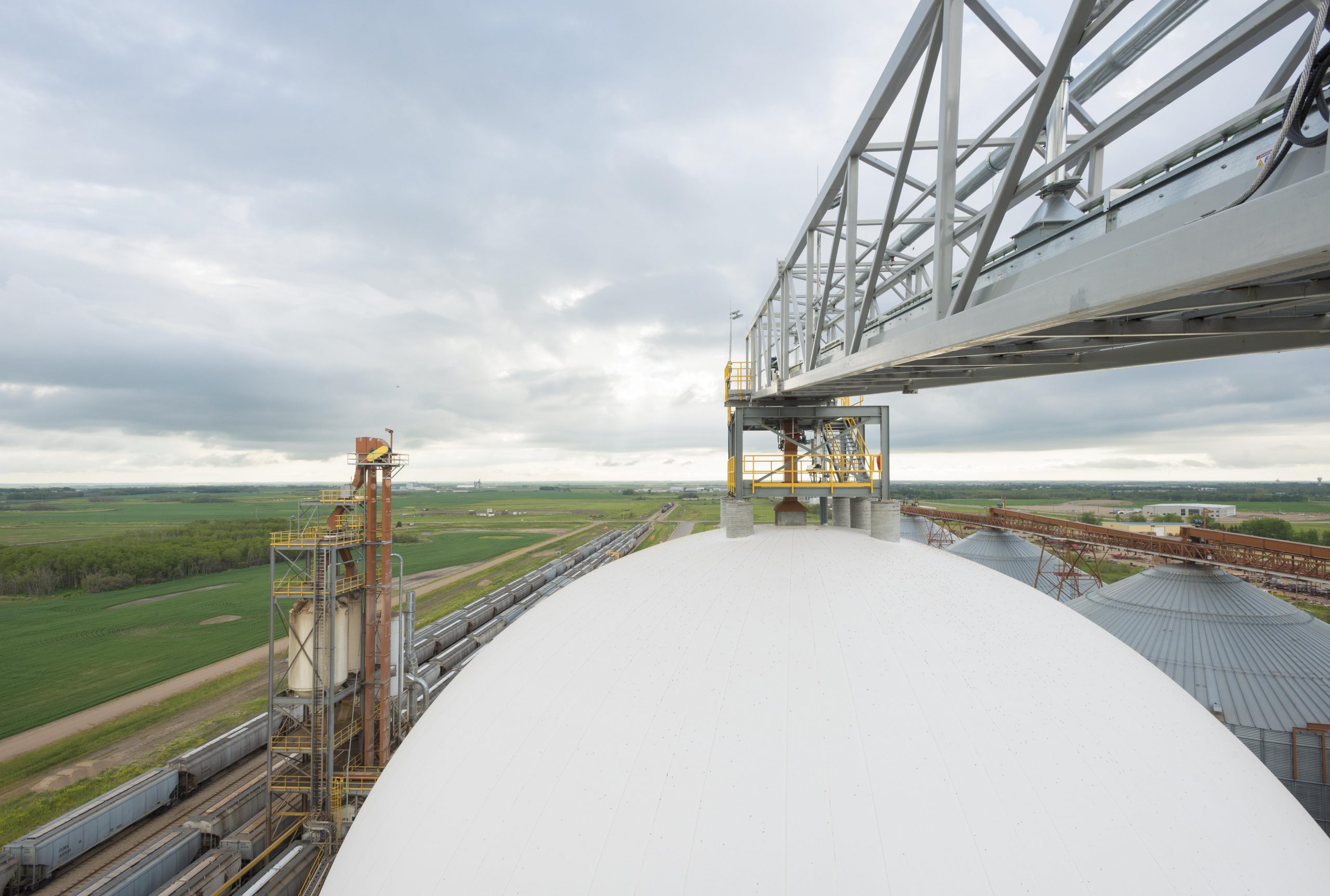 Grain companies realize economic benefits with domes - Dome Technology