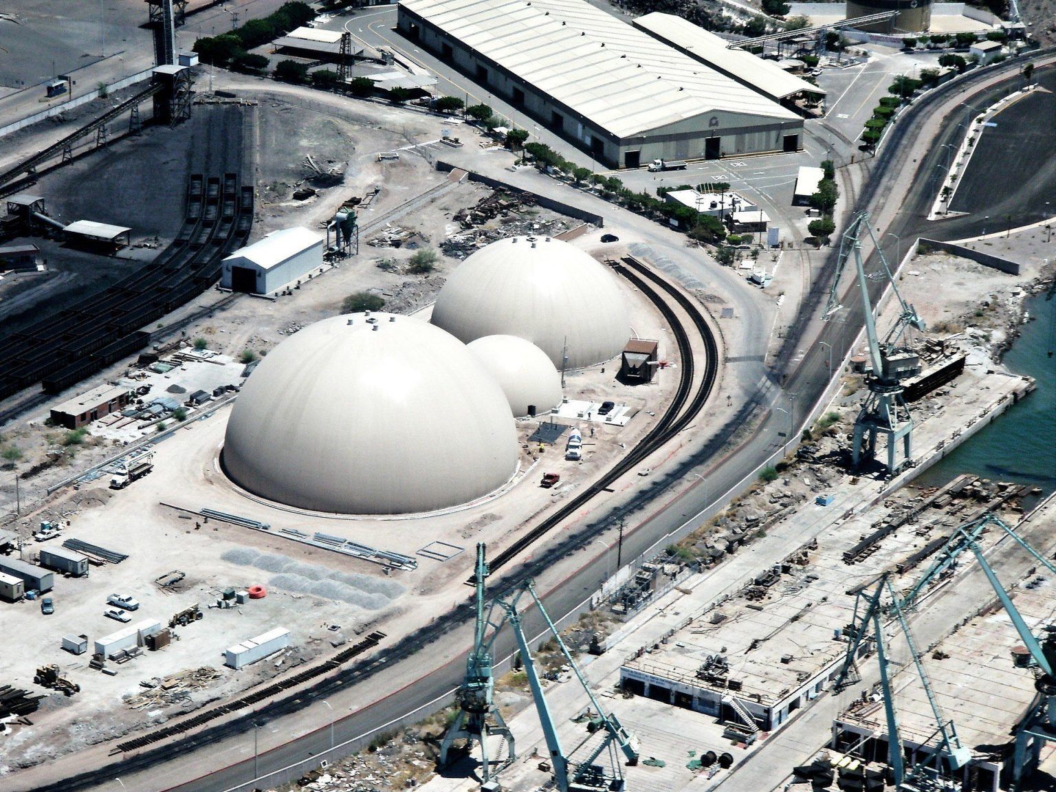Cortez Transfert Terminal - Urea Bulk Storage - Mexico - Dome Technology