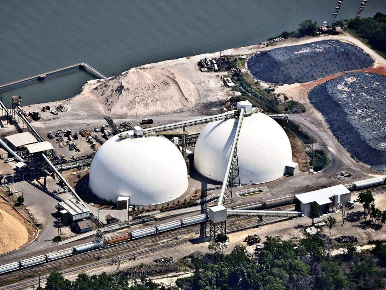 Peeples Industries – Wood-pellet bulk storage – United States - Dome ...