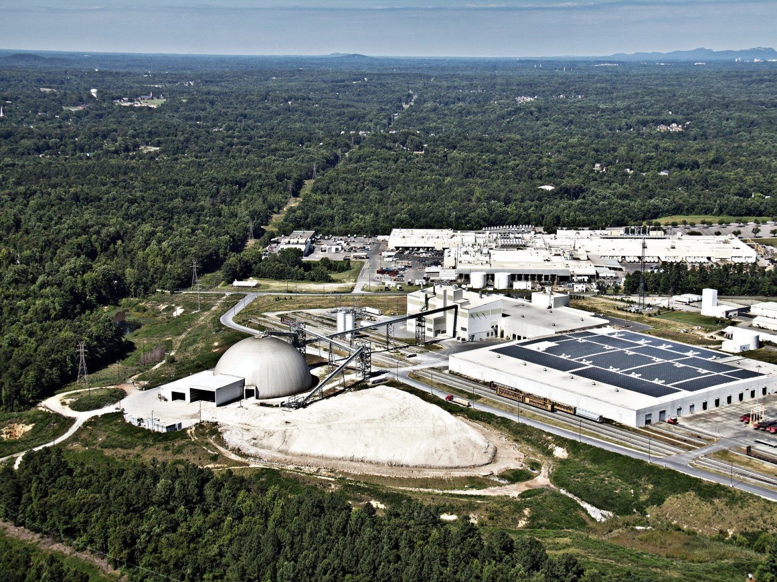 National Gypsum Plant - Gypsum Bulk Storage - United States - Dome ...