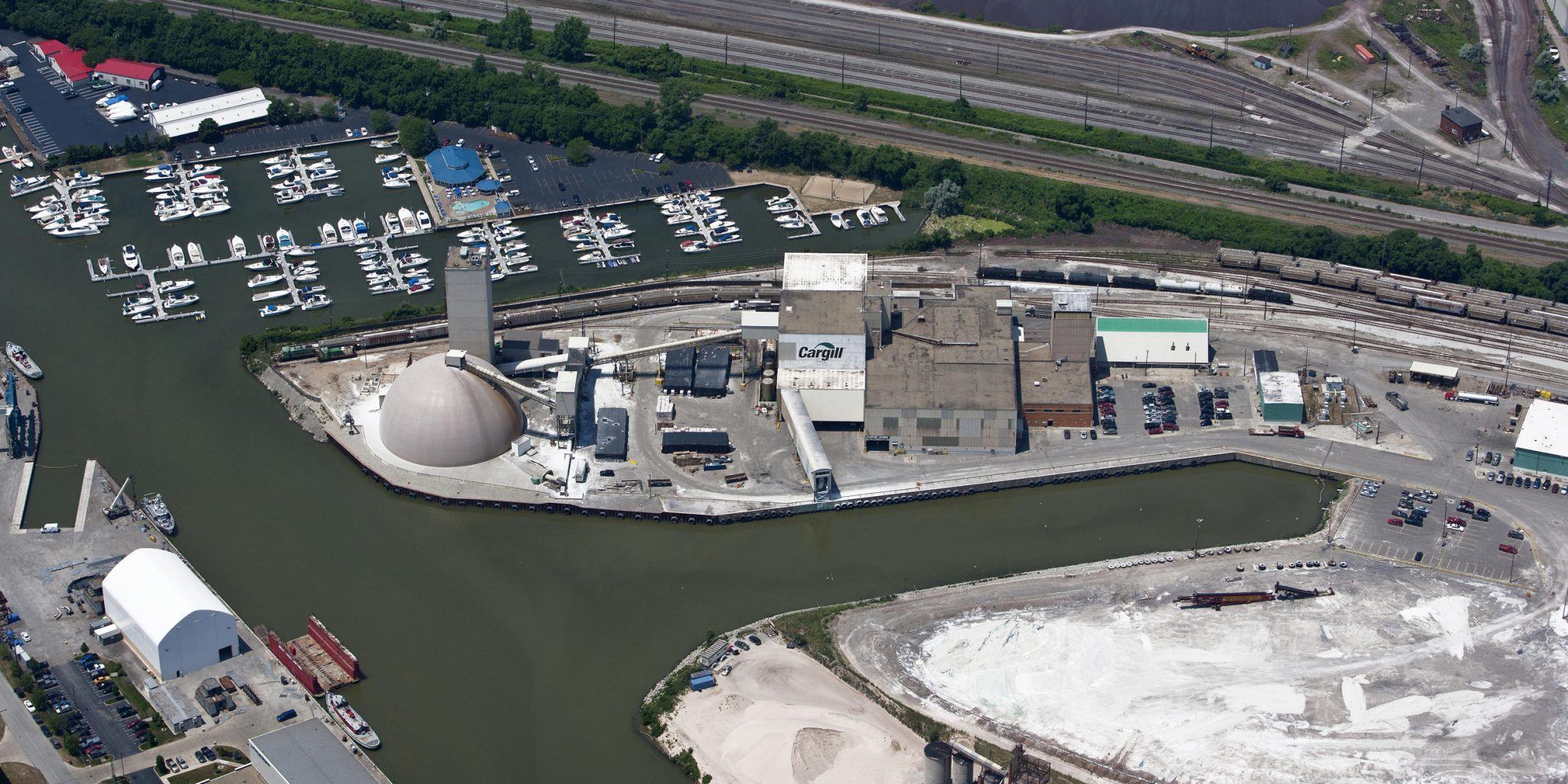 Cargill Salt Port - Salt Bulk Storage - United States - Dome Technology