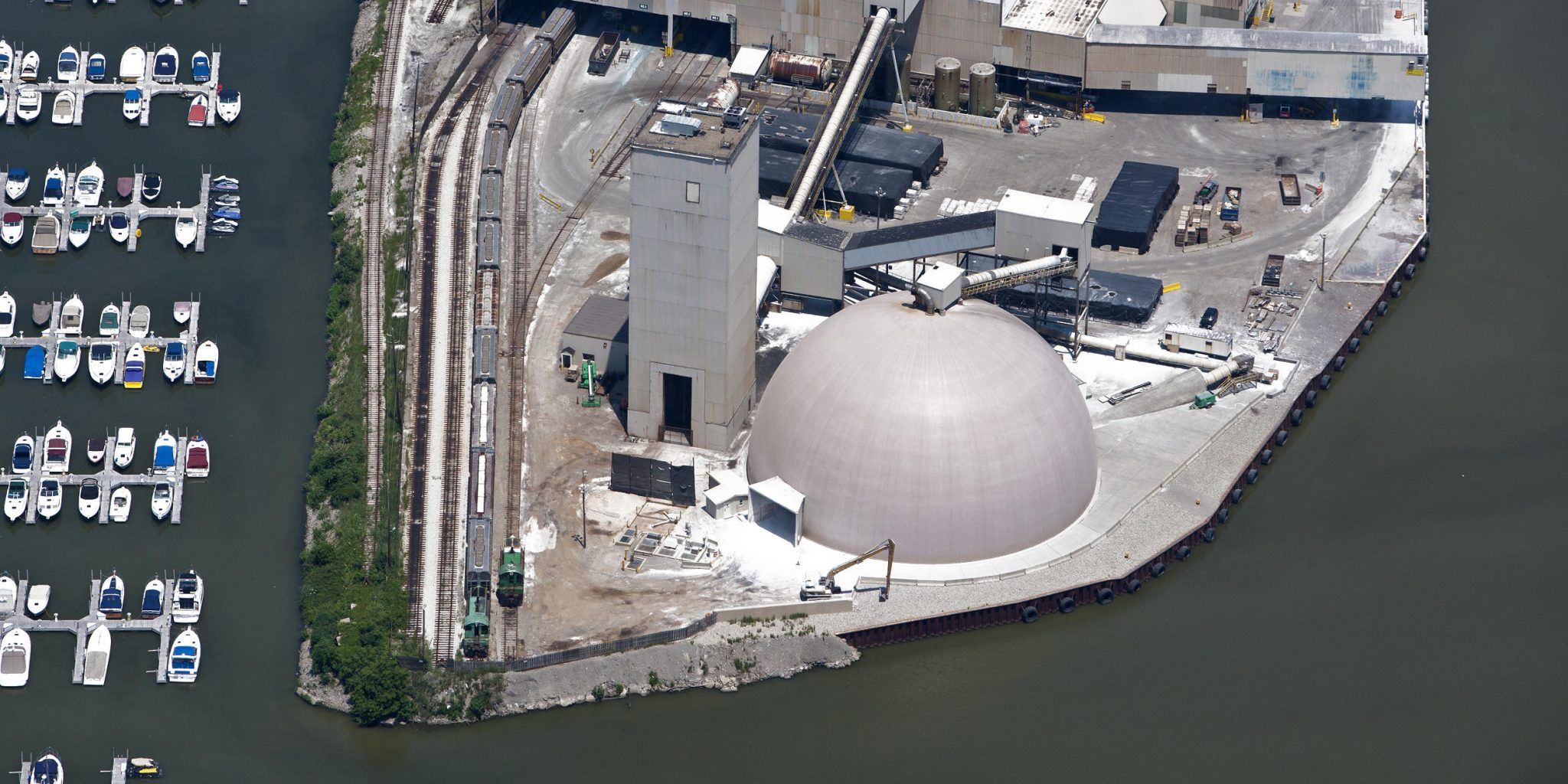 Cargill Salt Port - Salt Bulk Storage - United States - Dome Technology